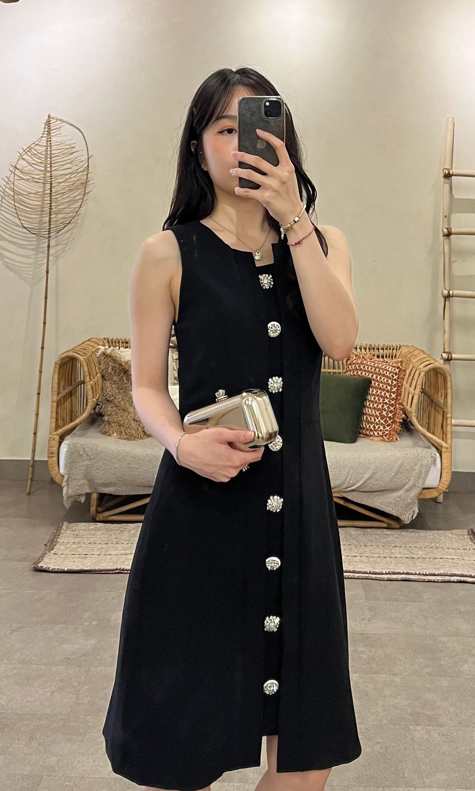 Nutmeg Dress in Black – poshtureofficial